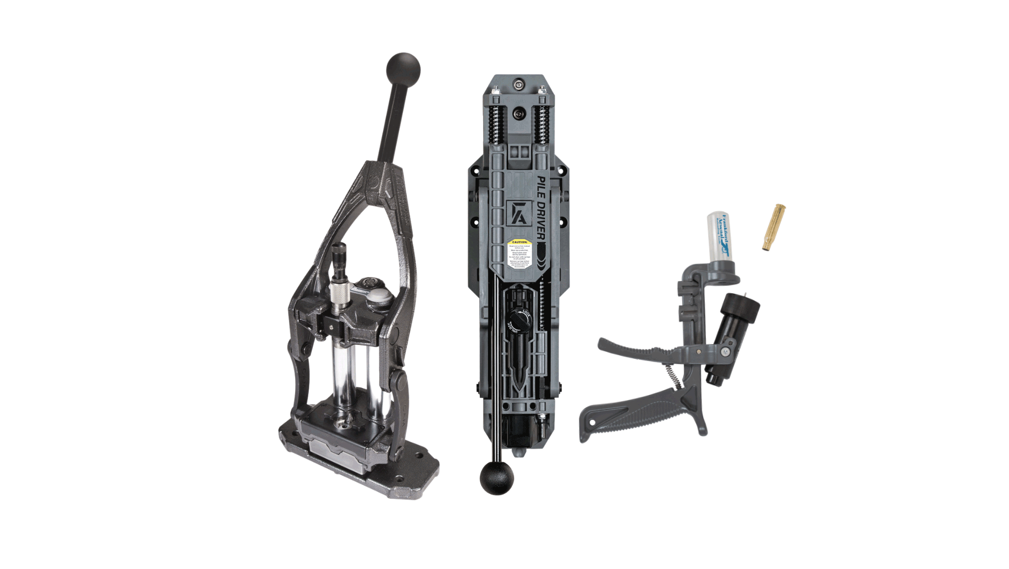 M-Press, Pile Driver Bullet Puller & Hand Deprimer | Frankford Arsenal